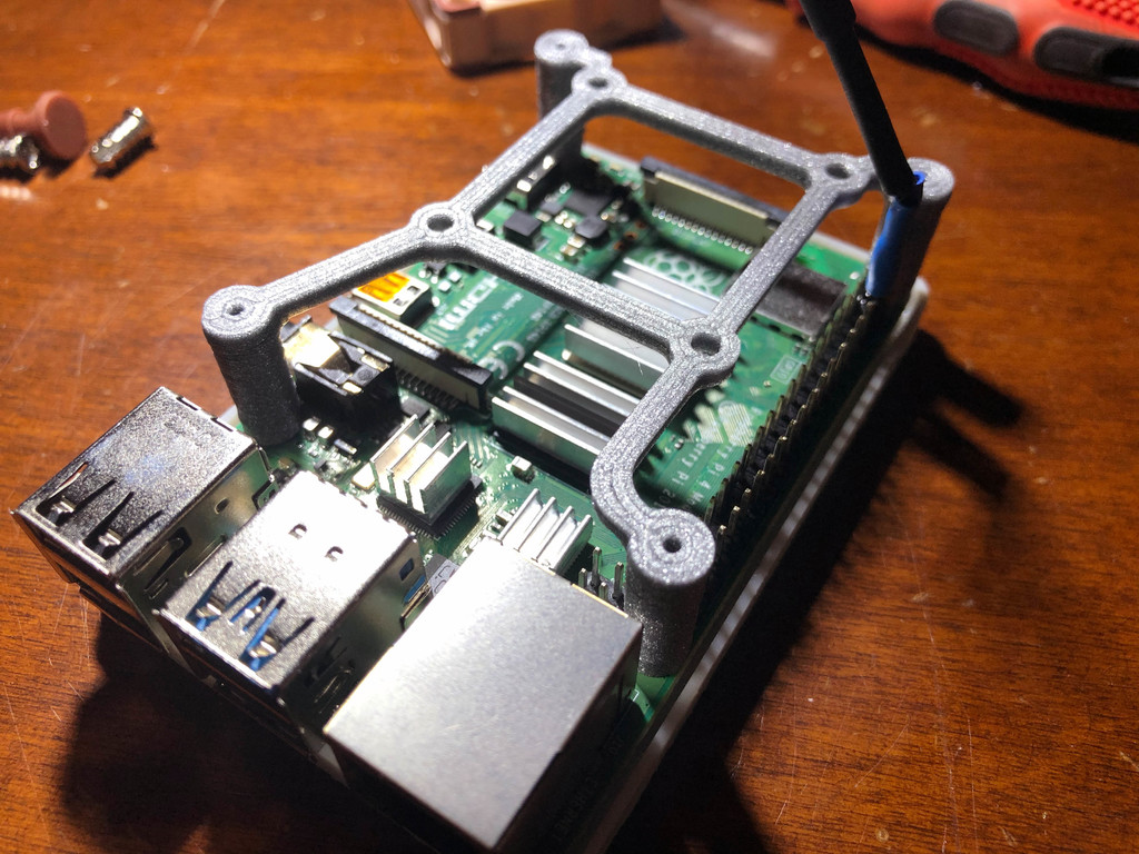 RPI 2/3/4 fan holder by BeppeITA | Download free STL model | Printables.com