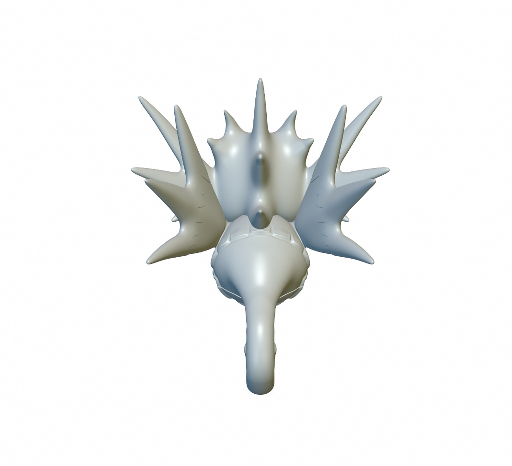 Pokemon Seadra #117 - Optimized for 3D Printing by 3Dprint1UP ...