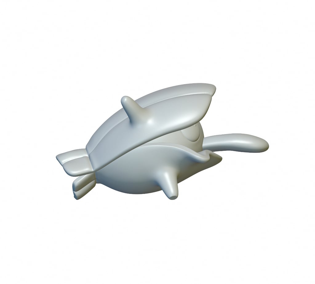 Pokemon Shellder #90 - Optimized for 3D Printing by 3Dprint1UP ...