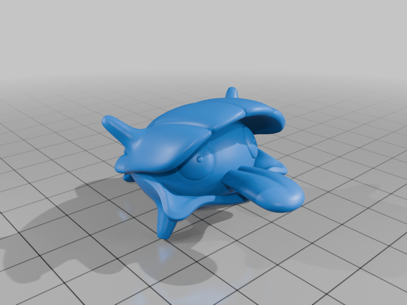 Pokemon Shellder #90 - Optimized for 3D Printing by 3Dprint1UP ...