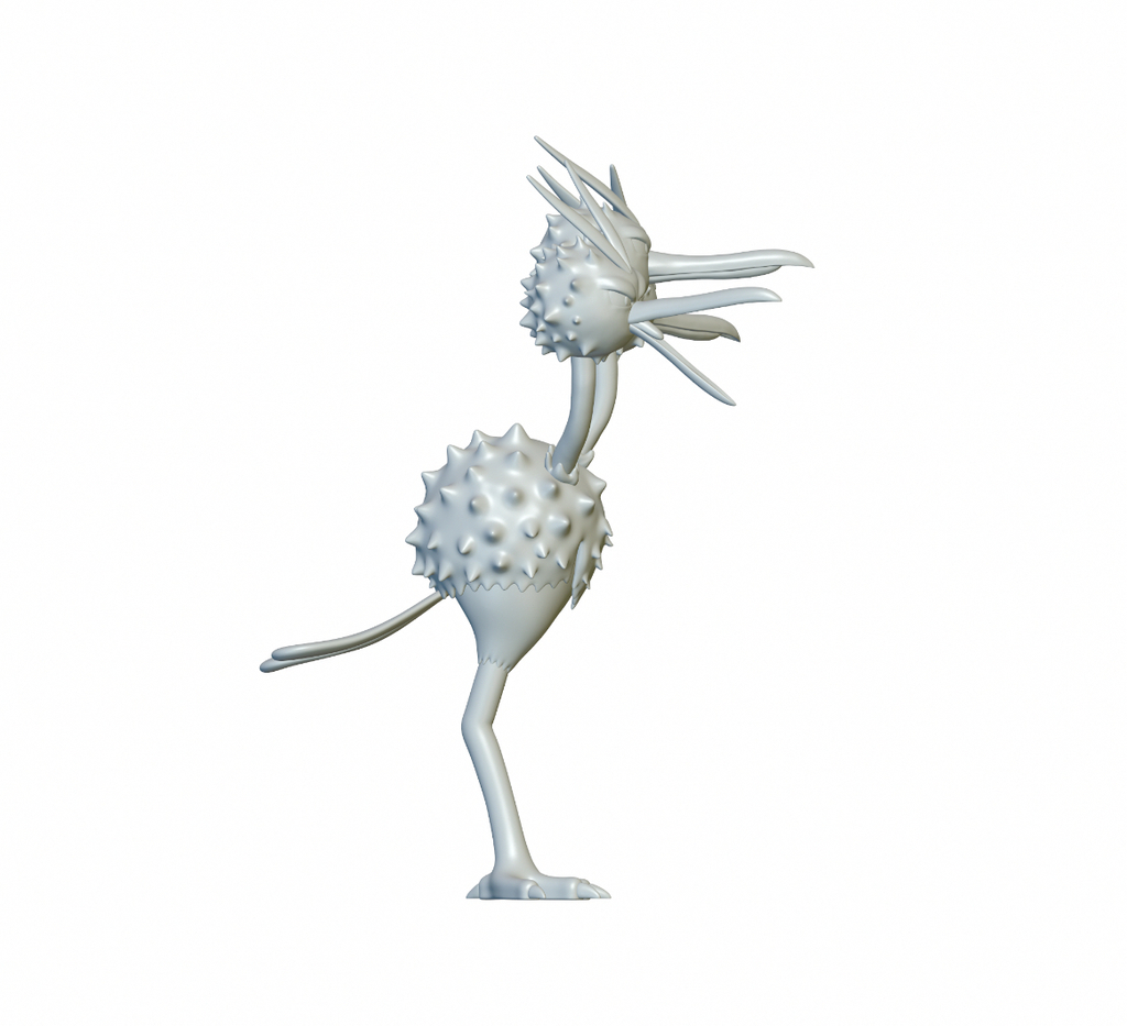 Pokemon Dodrio #85 - Optimized for 3D Printing by 3Dprint1UP | Download ...