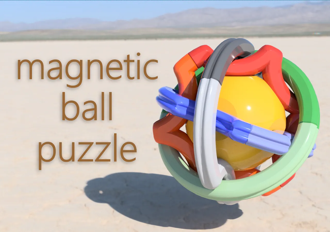 Magnetic Ball Puzzle by vmLOGIC | Download free STL model | Printables.com