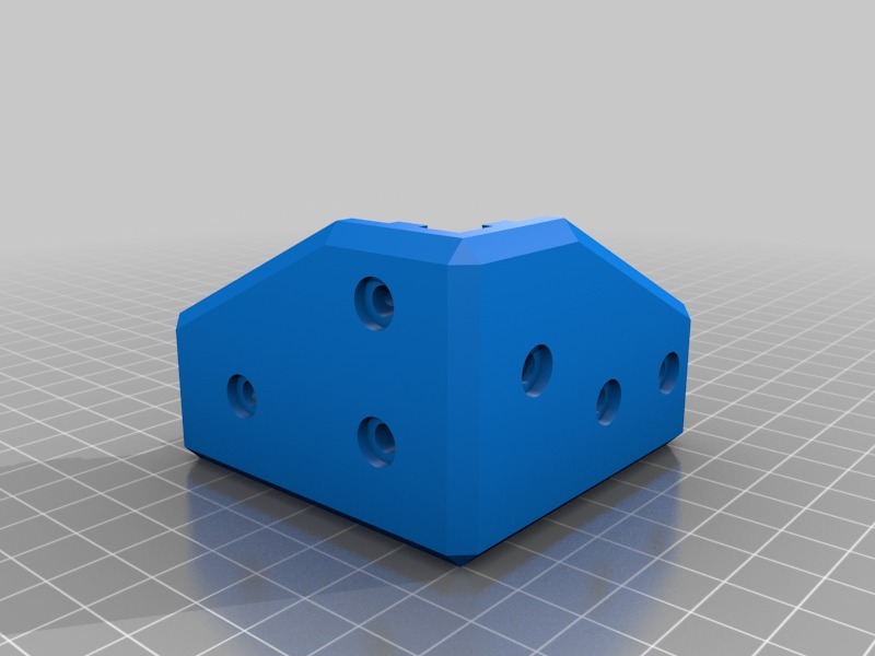 2020 Aluminum Extrusion Frame Corner Delta by avrhacks | Download free ...