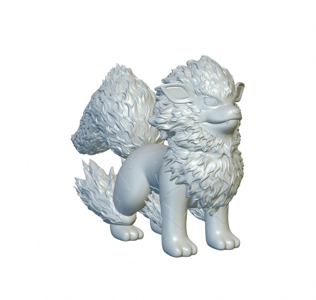 Pokemon Arcanine #59 - Optimized for 3D Printing by 3Dprint1UP ...