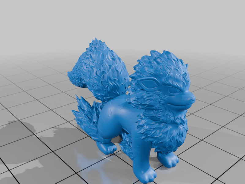 Pokemon Arcanine #59 - Optimized for 3D Printing by 3Dprint1UP ...