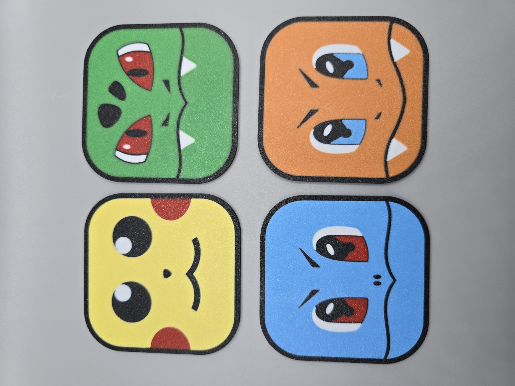 Pokemon coaster set with box by DotCom Artwork | Download free STL ...