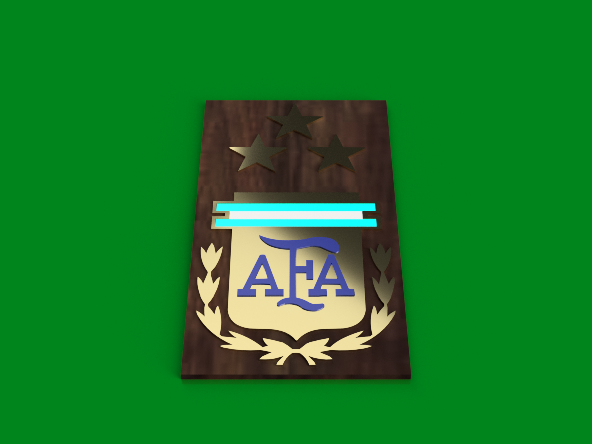 Escudo AFA - Asociacion del Futbol Argentino von dpnd3d | Kostenloses ...