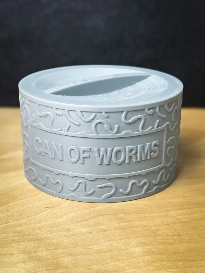 Can of Worms (Bait Jar) by Doug Kremer | Download free STL model ...