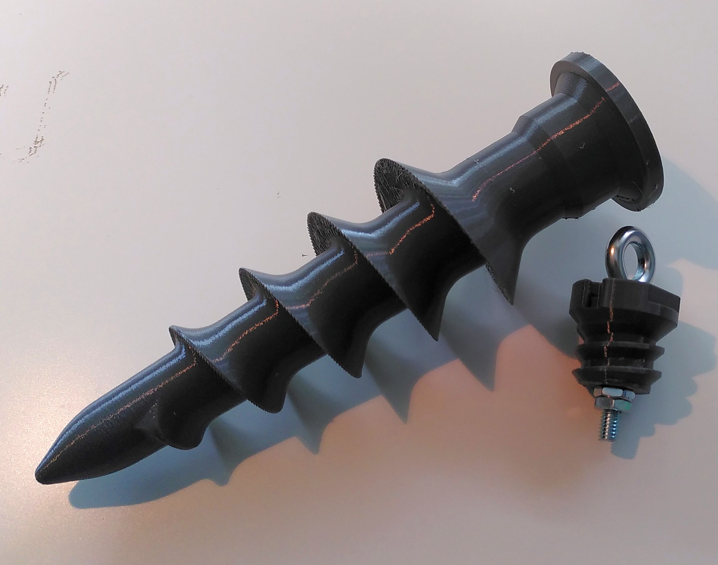 Ground screw anchor von wolf3D | Kostenloses STL-Modell herunterladen ...