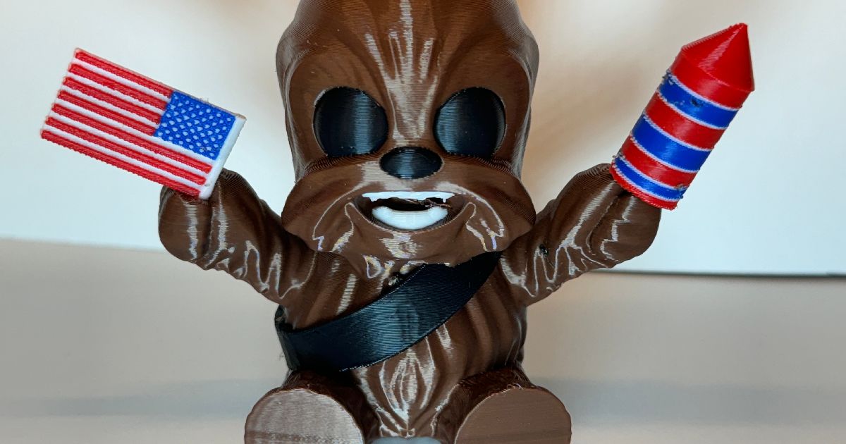 Baby Wookie Chewbacca by Rob Beast (All Things STL) | Download free STL ...