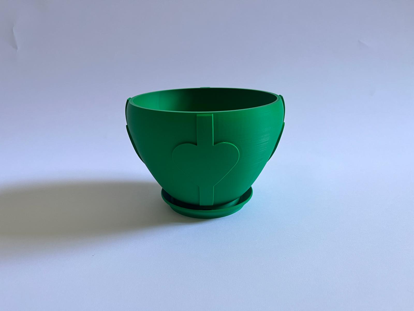 Heart pot by 3triDee | Download free STL model | Printables.com