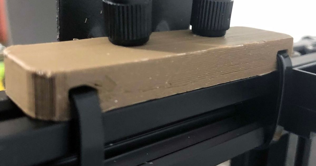 CR10 Spool Frame Mount with zipties by BeppeITA | Download free STL ...