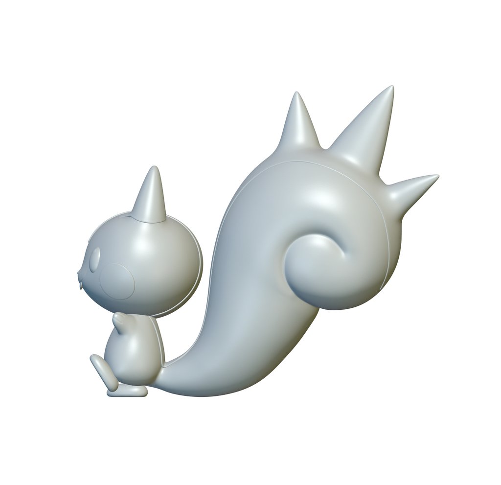 Pokemon Pachirisu #417 - Optimized for 3D Printing by 3Dprint1UP ...