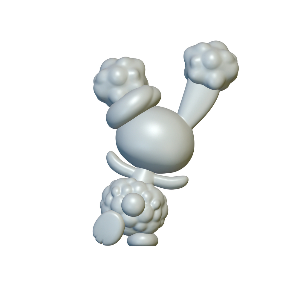 Pokemon Buneary #427 - Optimized for 3D Printing by 3Dprint1UP ...