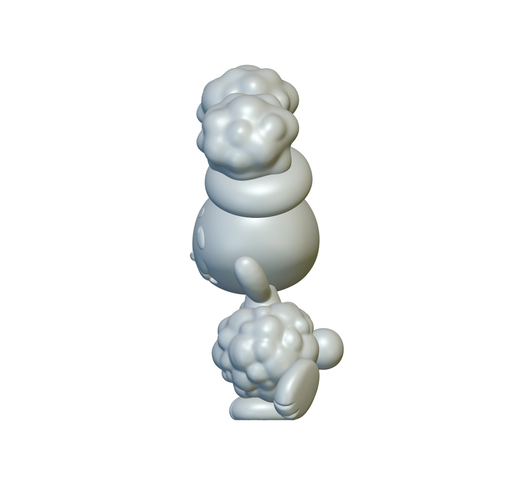 Pokemon Buneary #427 - Optimized for 3D Printing by 3Dprint1UP ...