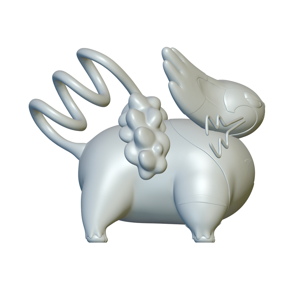 Pokemon Purugly #432 - Optimized for 3D Printing by 3Dprint1UP ...