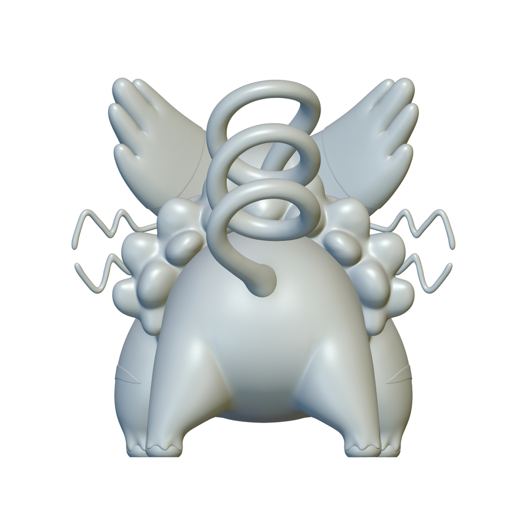 Pokemon Purugly #432 - Optimized for 3D Printing by 3Dprint1UP ...