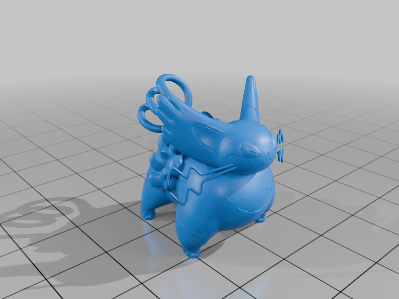 Pokemon Purugly #432 - Optimized for 3D Printing by 3Dprint1UP ...
