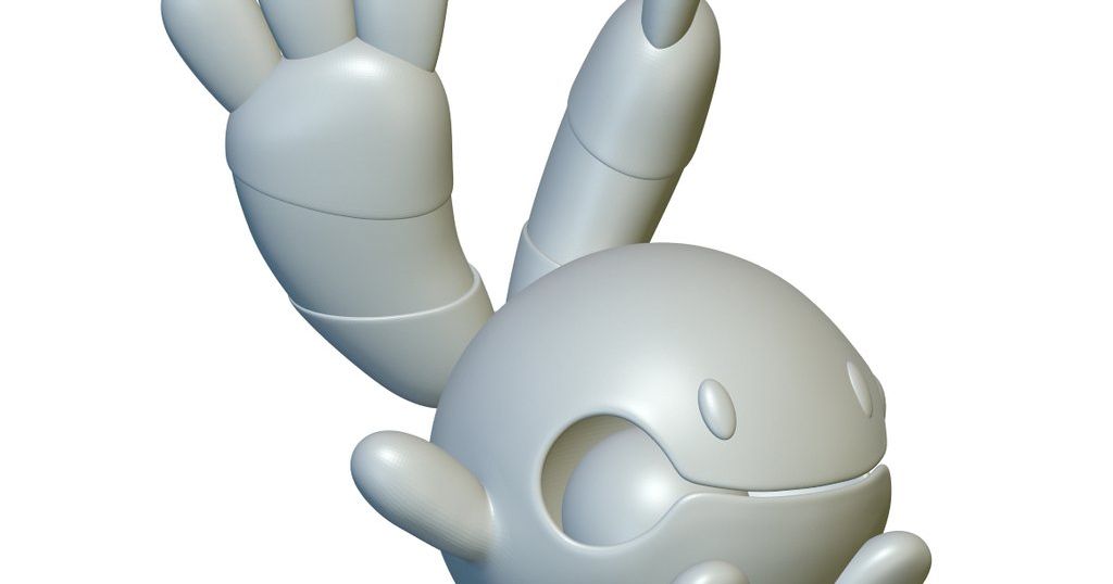 Pokemon Chingling #433 - Optimized for 3D Printing by 3Dprint1UP ...
