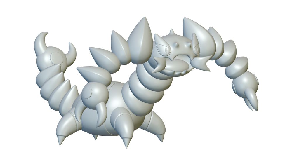 Pokemon Drapion #452 - Optimized for 3D Printing by 3Dprint1UP ...