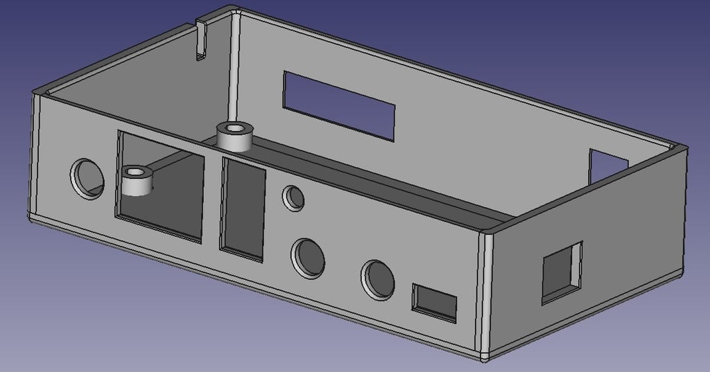Arylic Up2Stream Pro v3 Enclosure with Lid by EOL | Download free STL ...