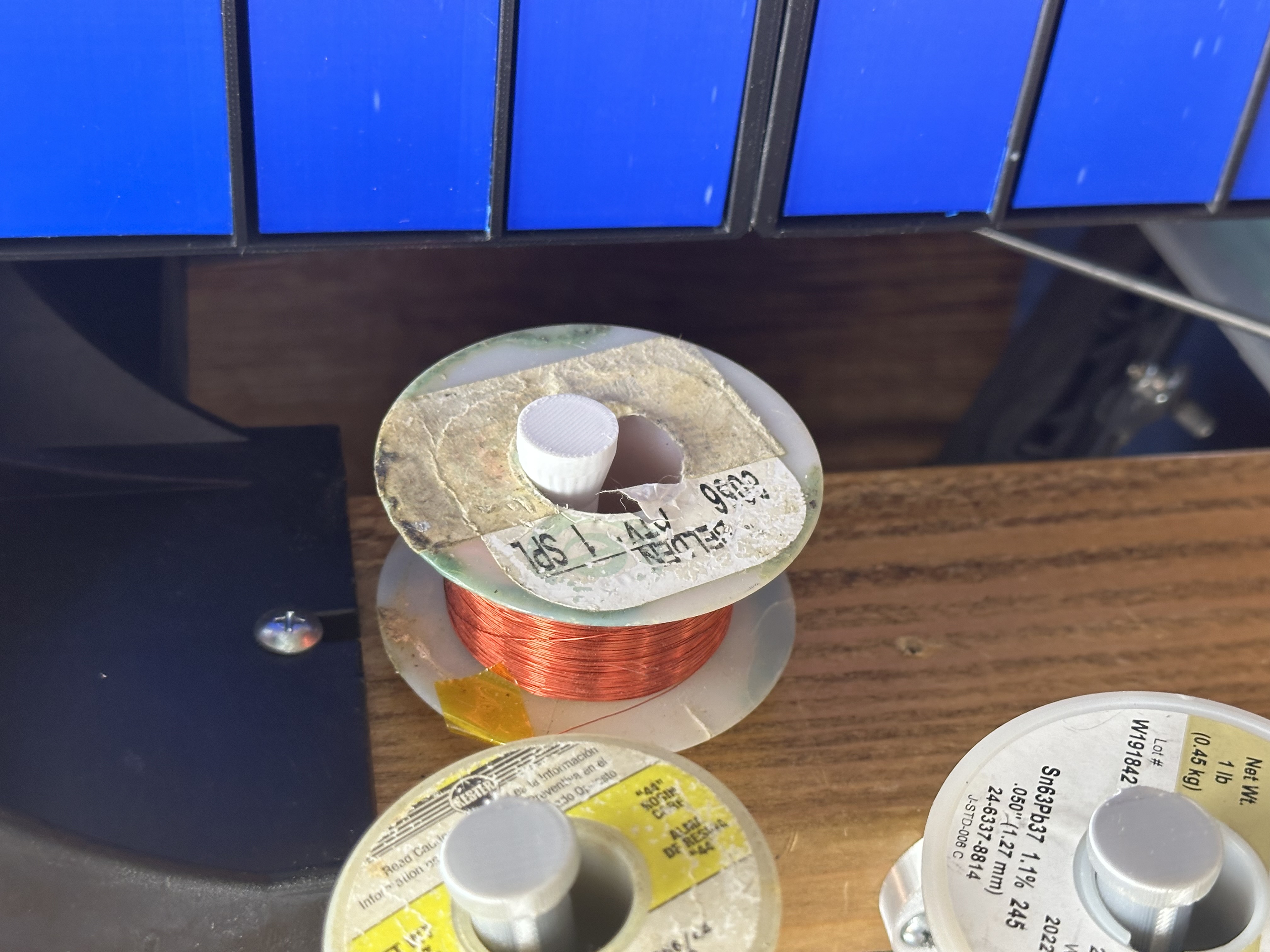 Solder Wick/Wire Spool Holder by daveyk021 | Download free STL model ...