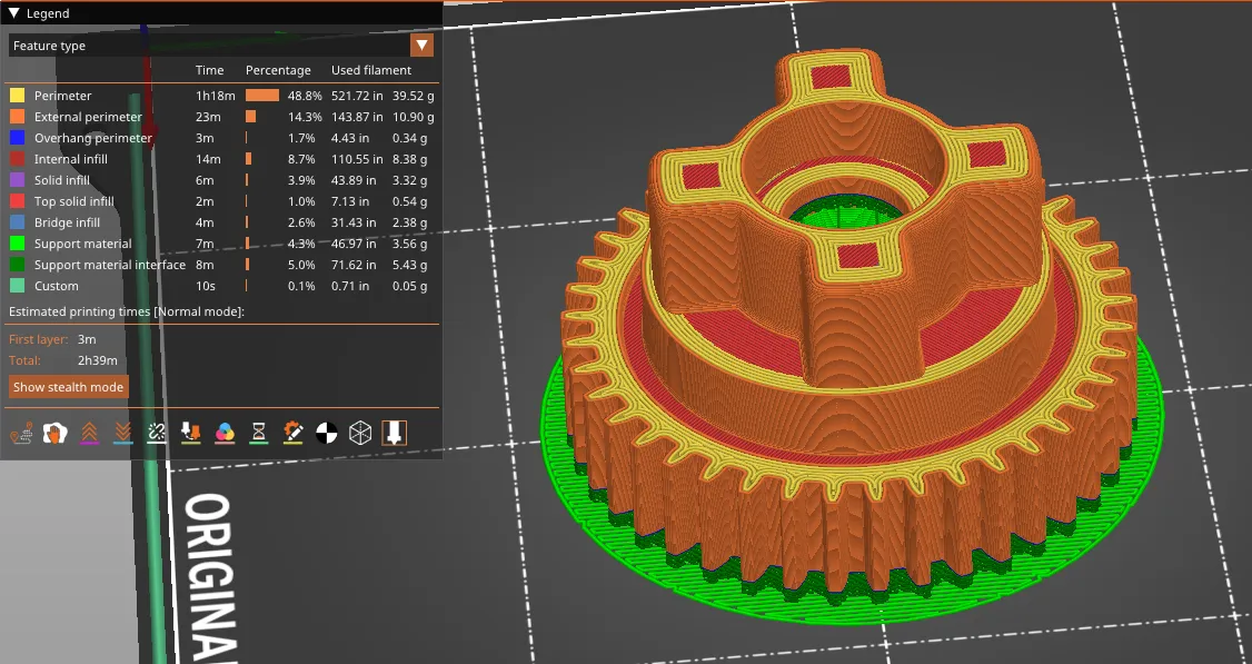 HPX Gator Tractor Peg Perego Drive Gear by NicholasNDB | Download free ...