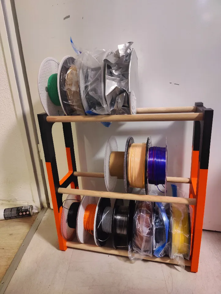 FILAMENT SPOOL RACK/ SHELF - STACKABLE by Kim-Janosch | Download free ...