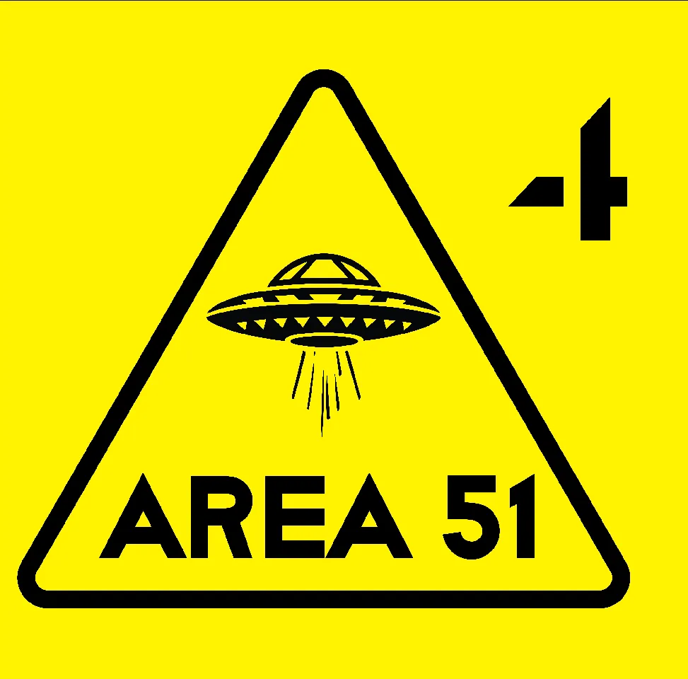 AREA 51 sign. Several different UFOs to choose from by Igotocds ...