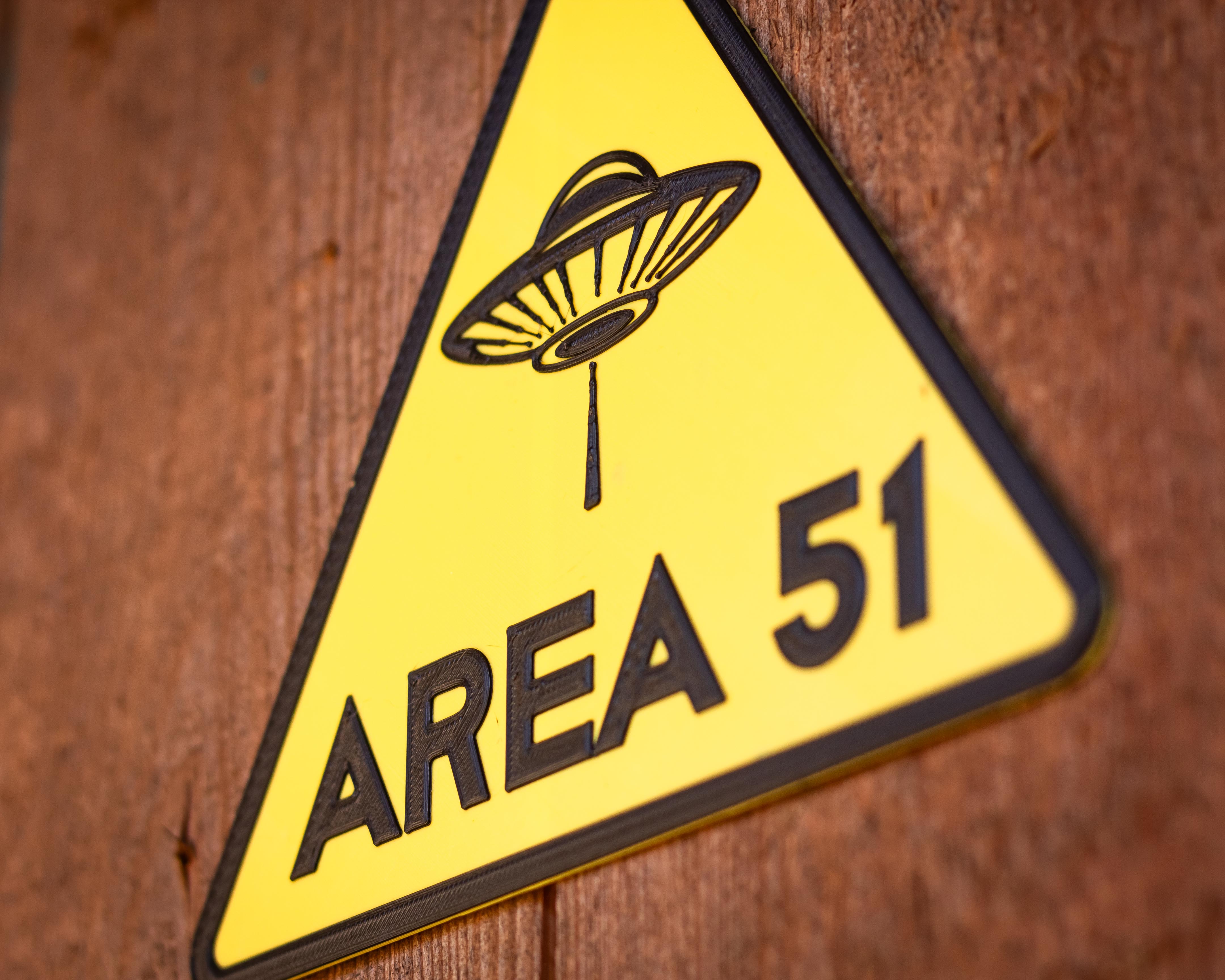 AREA 51 sign. Several different UFOs to choose from by Igotocds ...
