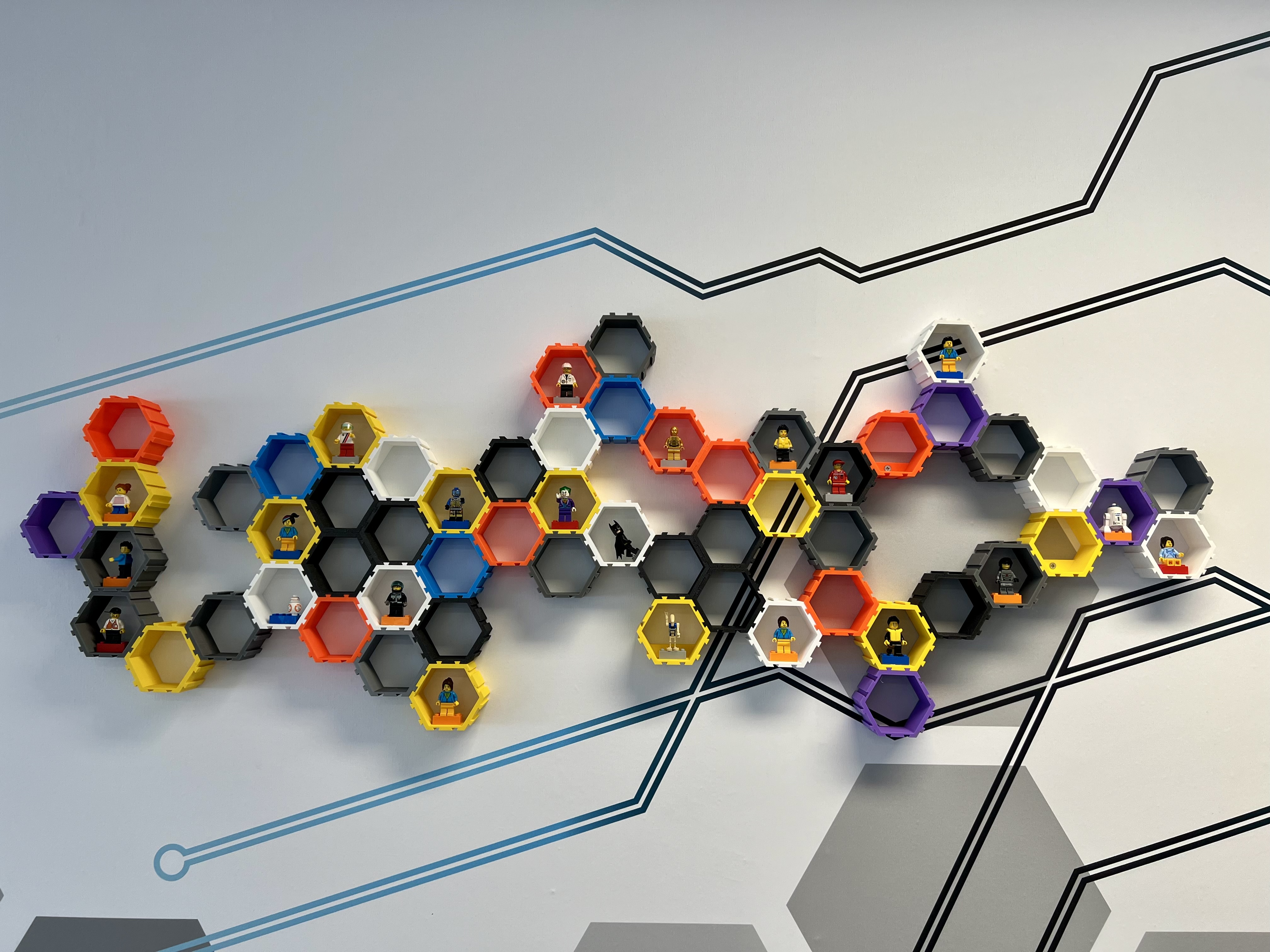 Interlocking hexagons par Jan Valk | Téléchargez gratuitement un modèle ...