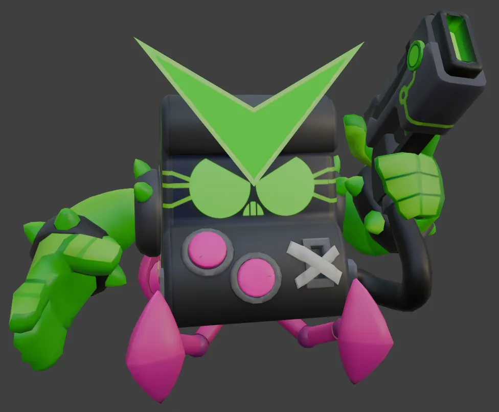 Virus 8-Bit - Brawl Stars by GoatGamez | Download free STL model ...