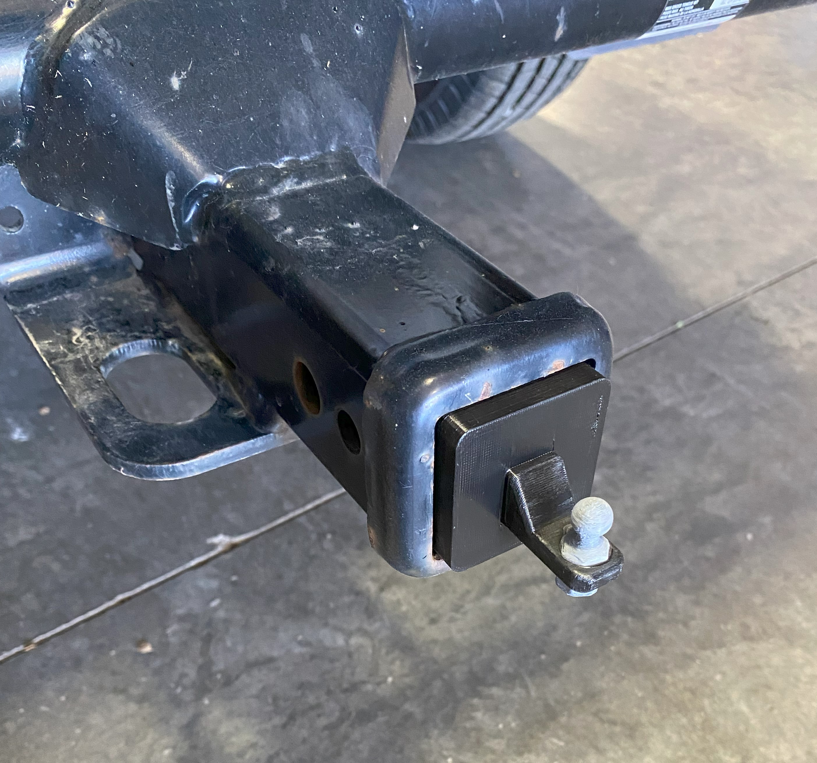 2" Mini Hitch with Pin hole. Includes Hitch Ball, Nut & Swinging ...