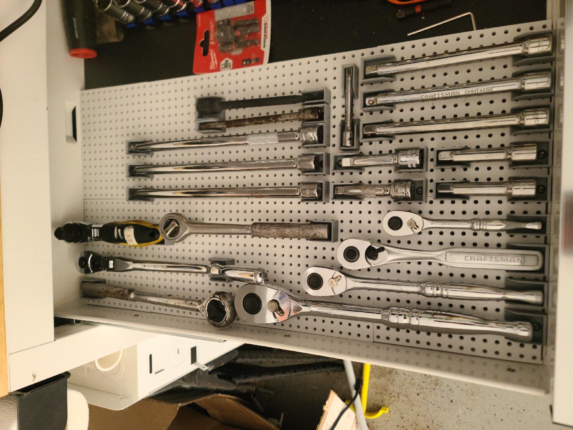 ToolGrid Extension Holders and 1/2" Ratchet Holder by Gussy | Download ...