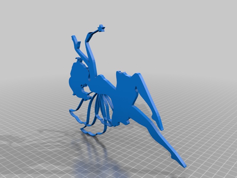 FAIRY wall art / decoration for girls by BeppeITA | Download free STL ...