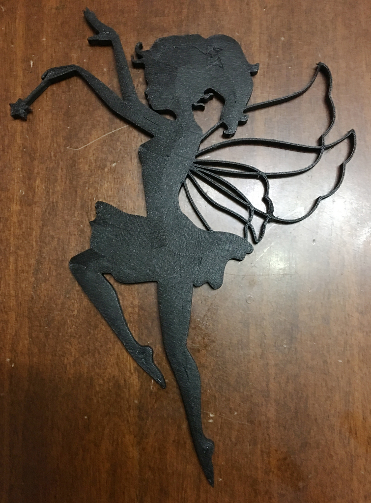 FAIRY wall art / decoration for girls by BeppeITA | Download free STL ...