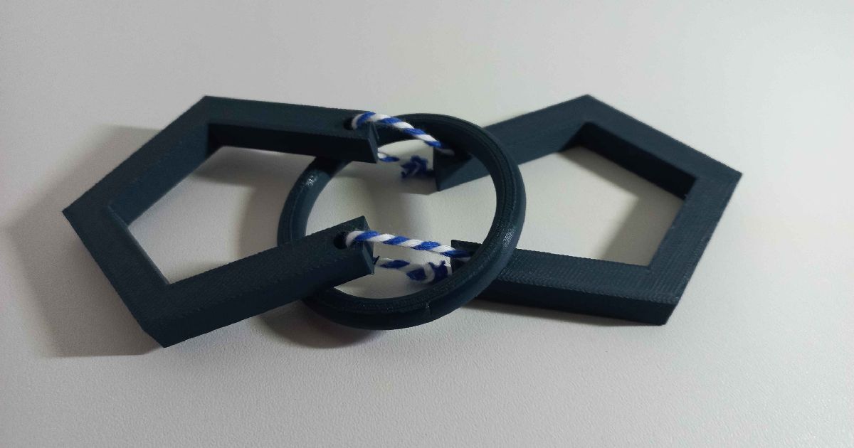 Horseshoe Lock - Topology Puzzle (fusion360) by mosselini1 | Download ...