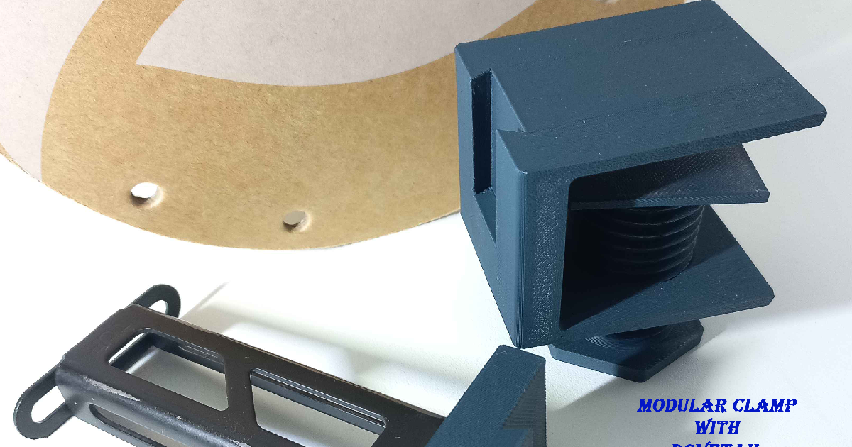 Bambu Lab Spool Holder attachment for modular clamp (fusion360) by ...