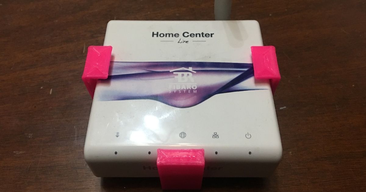 Fibaro Home Centre Lite (HCL) bracket by BeppeITA | Download free STL ...