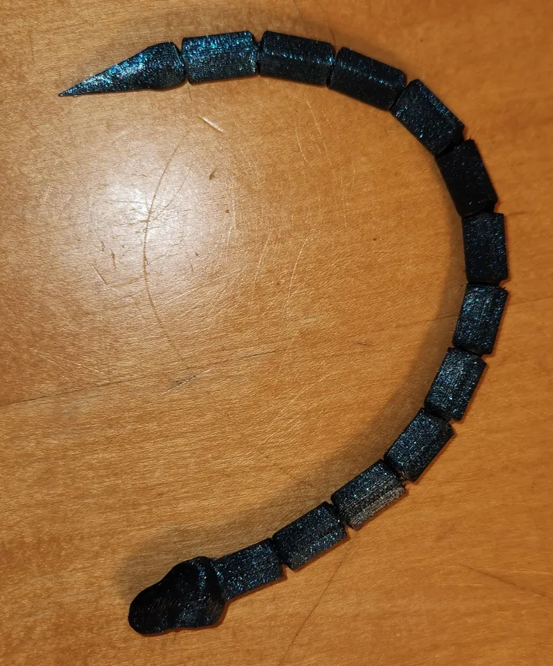 Flexi-snake by HP | Download free STL model | Printables.com