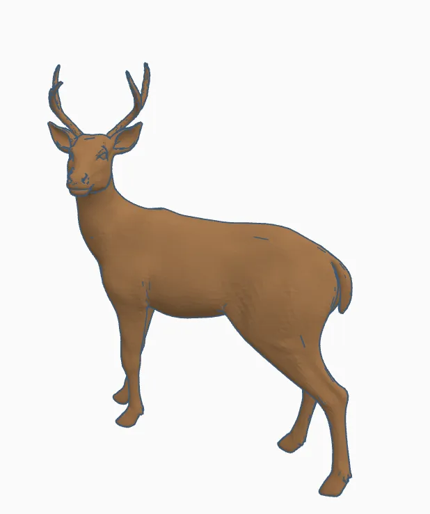 buck deer by warchunder | Download free STL model | Printables.com