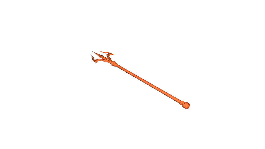 The Thorns Trident from Baldur's Gate 3 by Skeleton Dan | Download free ...