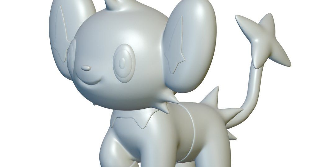 Pokemon Shinx #403 - Optimized for 3D Printing by 3Dprint1UP | Download ...