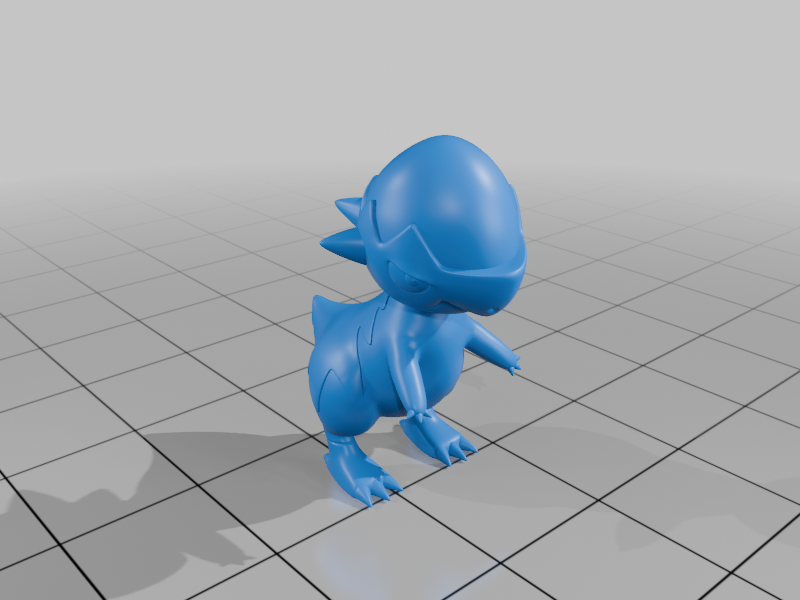 Pokemon Cranidos #408 - Optimized for 3D Printing by 3Dprint1UP ...