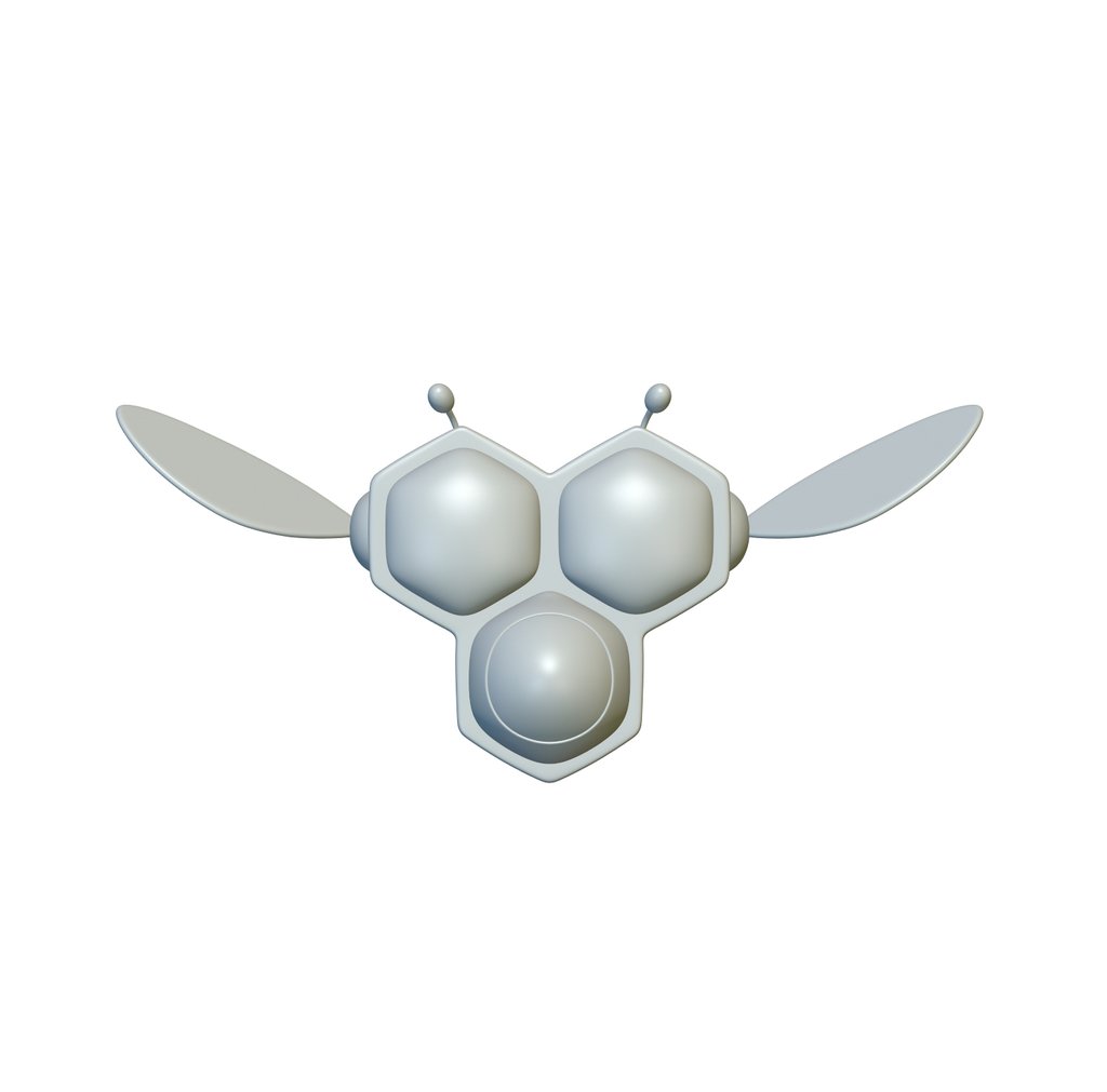 Pokemon Combee #415 - Optimized for 3D Printing by 3Dprint1UP ...