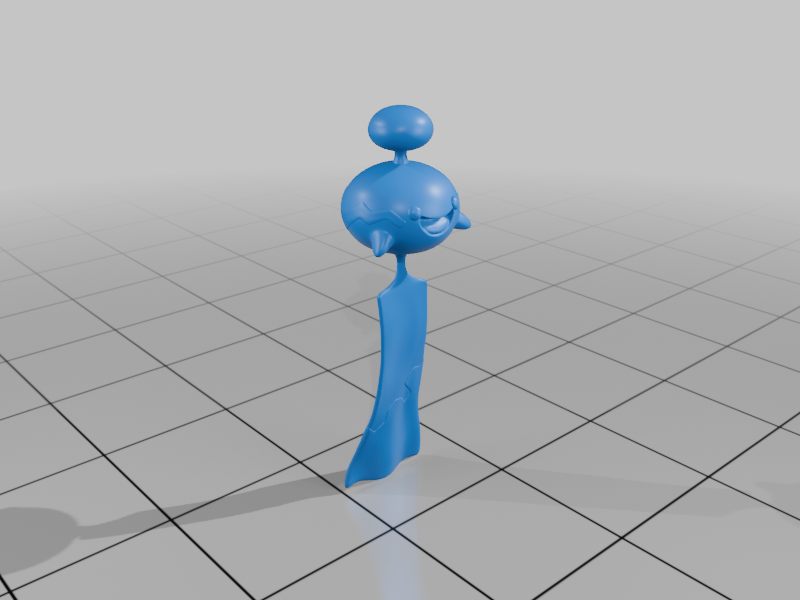 Pokemon Chimecho #358 - Optimized for 3D Printing by 3Dprint1UP ...