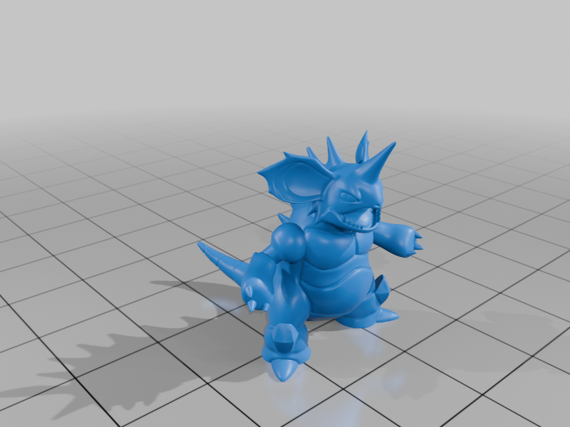Pokemon Nidoking #34 - Optimized for 3D Printing by 3Dprint1UP ...
