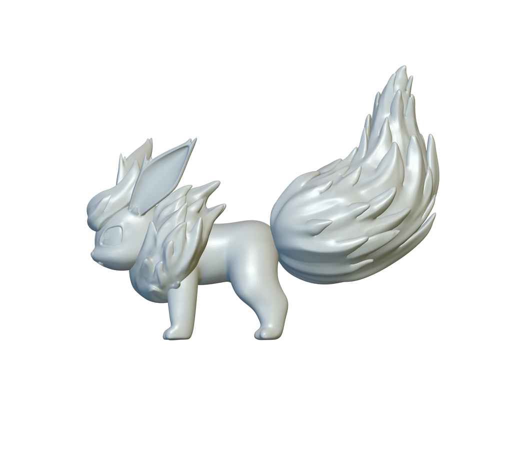 Pokemon Flareon #136 - Optimized for 3D Printing by 3Dprint1UP ...