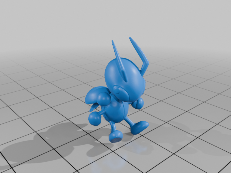 Pokemon Ledian #166 - Optimized for 3D Printing by 3Dprint1UP ...