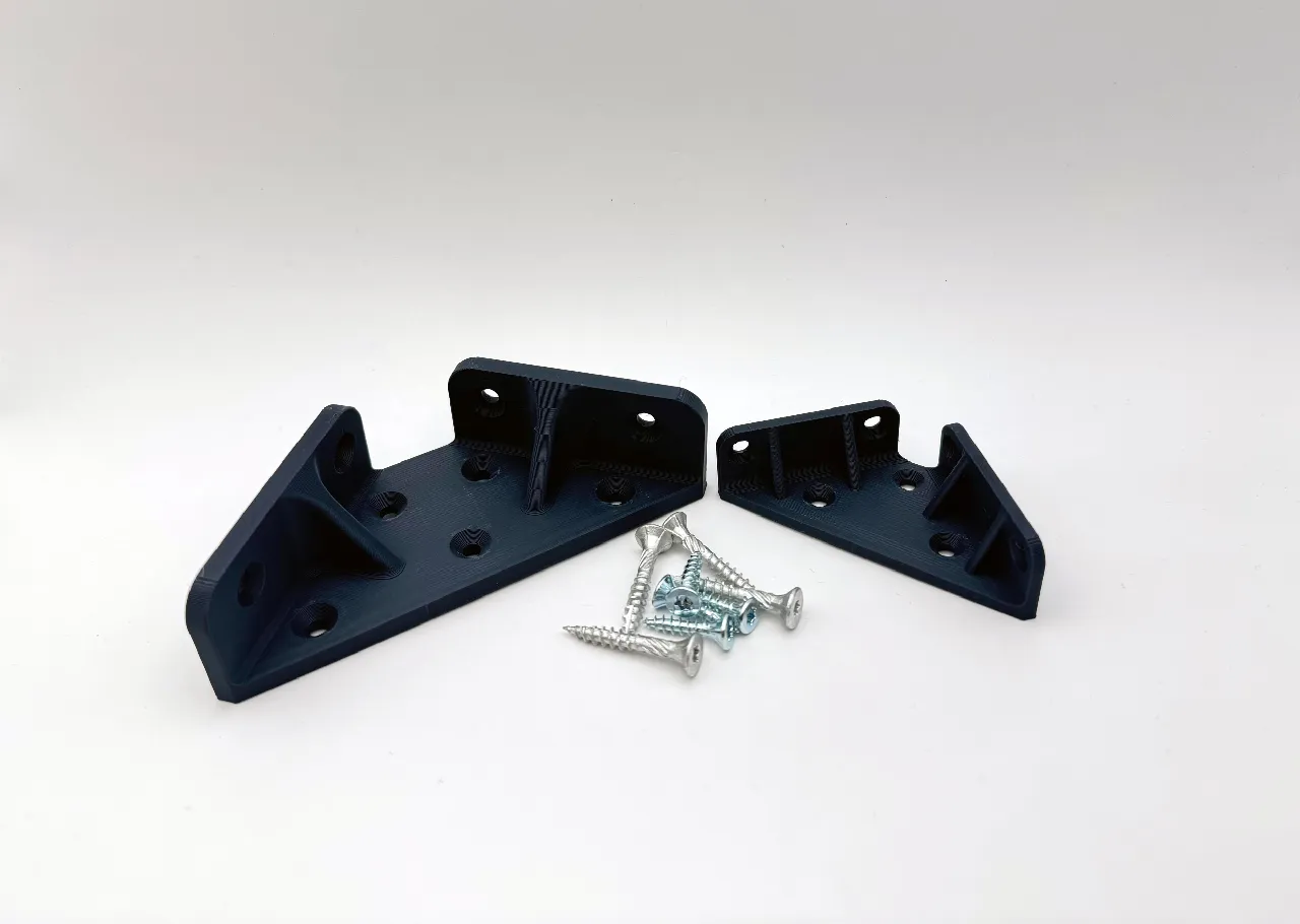 Flat Corner Brackets by Stigern | Download free STL model | Printables.com